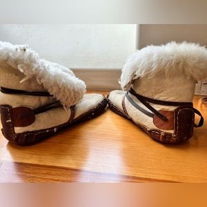 Shoes | Authentic Sheepskin Moccasins Handmade And Purchased At Native ...